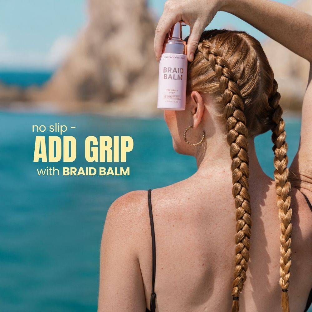 The Beachwaver Co Braid Balm Pre-Braid Prep - 3 Pack