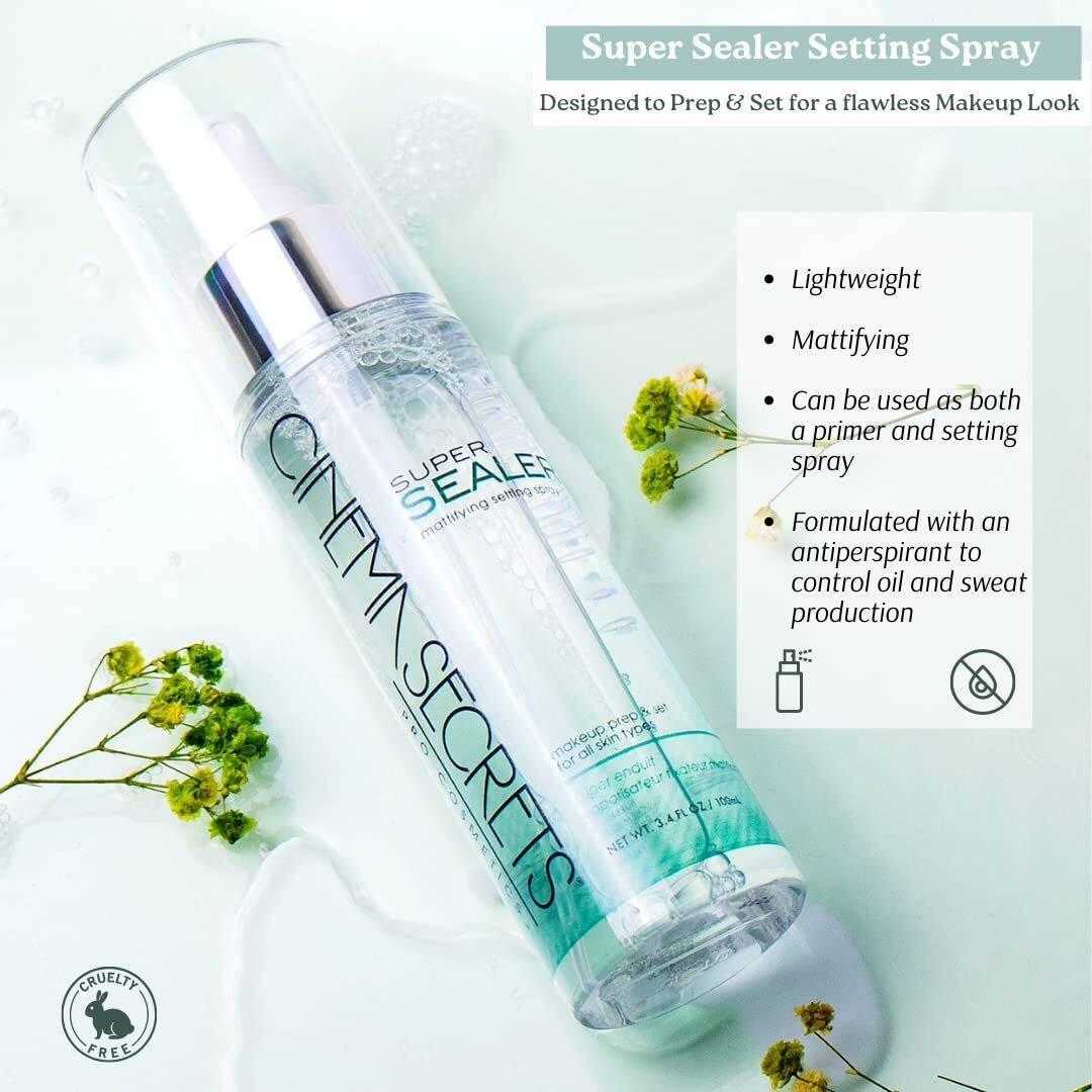 Cinema Secrets Super Sealer Mattifying Setting Spray 3.4oz