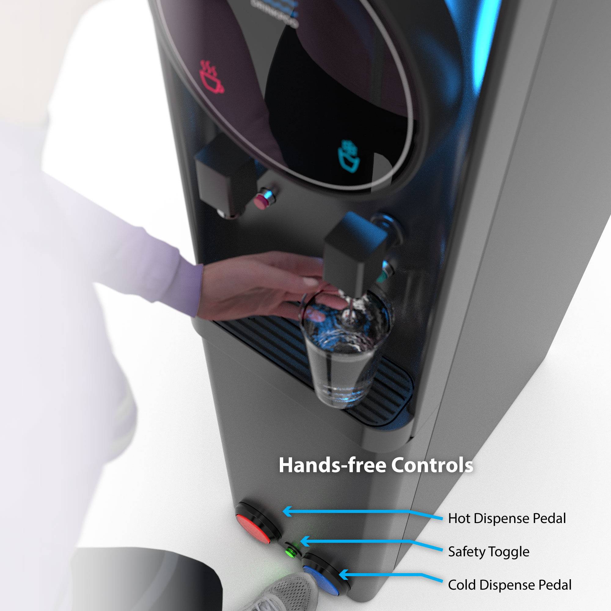 Drinkpod Touchless & Bottleless Water Purification Cooler