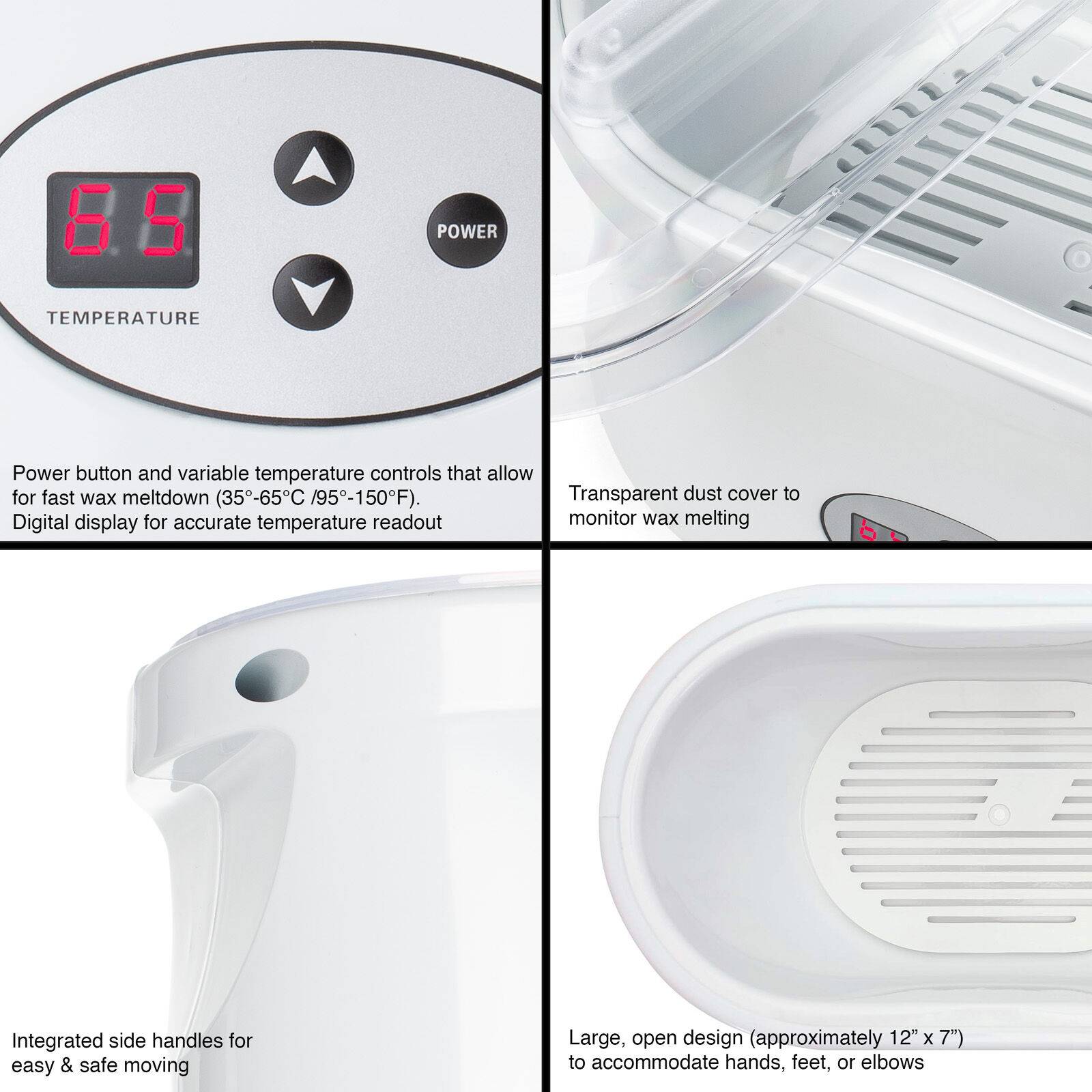 Salon Sundry Portable Electric Paraffin Wax Warmer - White