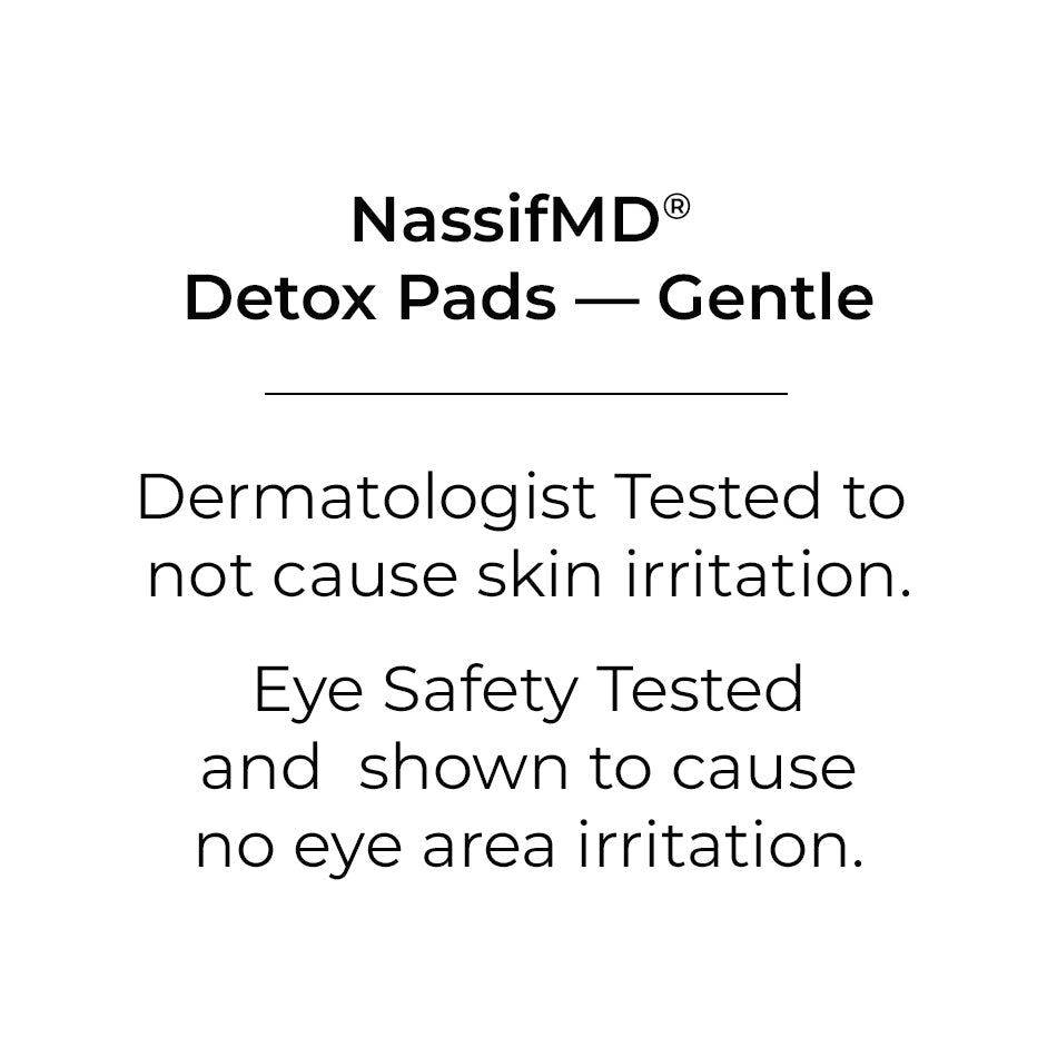 NassifMD® Skincare Detox Facial Pads - Gentle