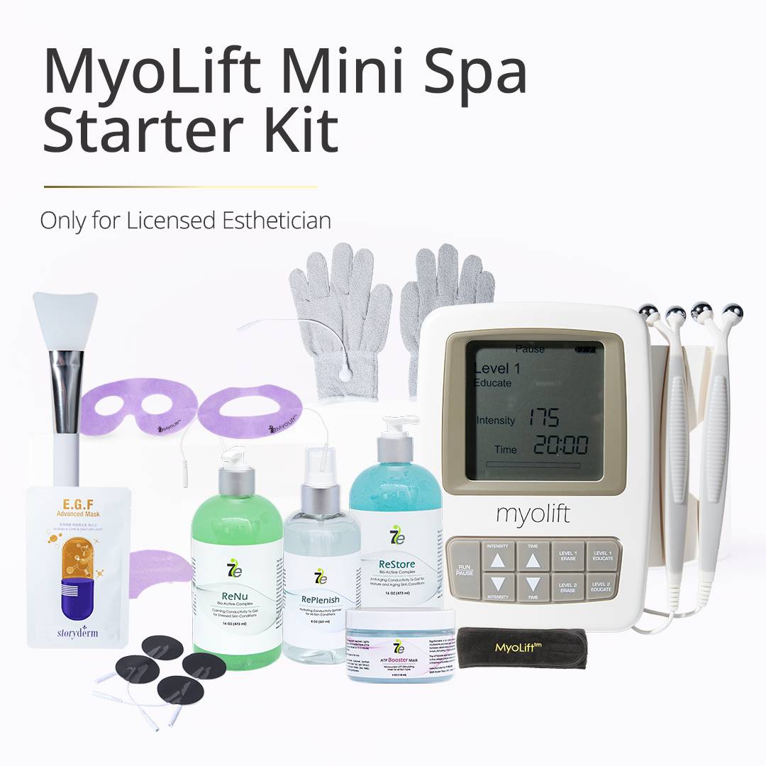 Myolift Mini Spa Starter Microcurrent Facial Kit