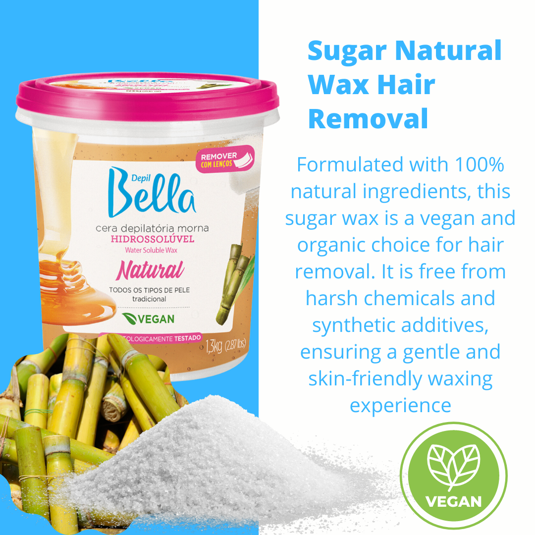 DEPIL BELLA Full Body Sugar Wax Natural, Hair Remover