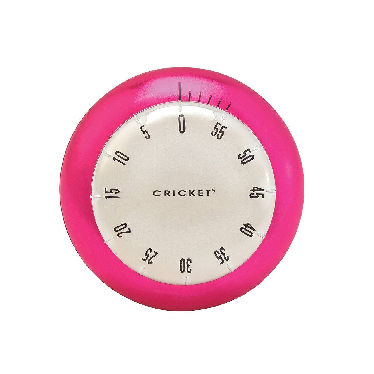 Cricket Color Me Timer Pink & Silver - 60 Minute - Classic Mechanical ...