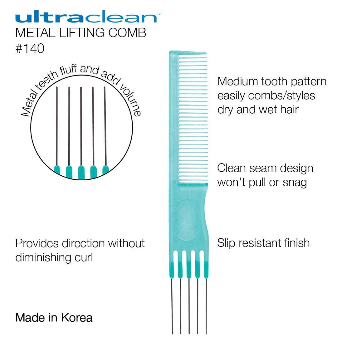 Cricket Ultra Clean Metal Lifting Combs #140