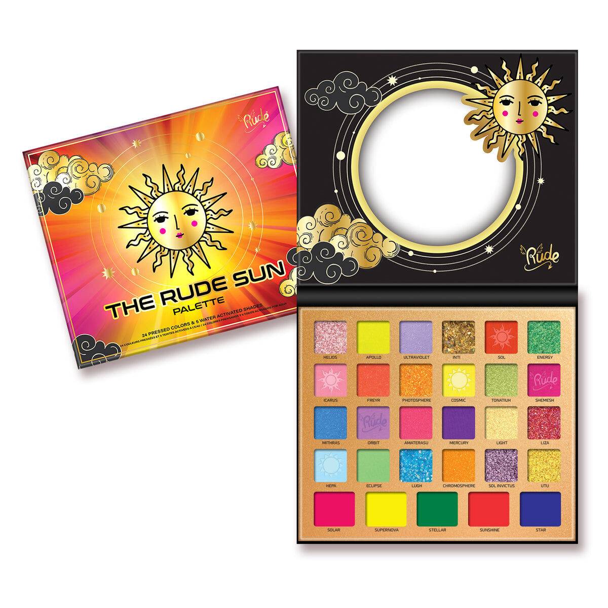 Rude Cosmetics The Rude Sun Palette