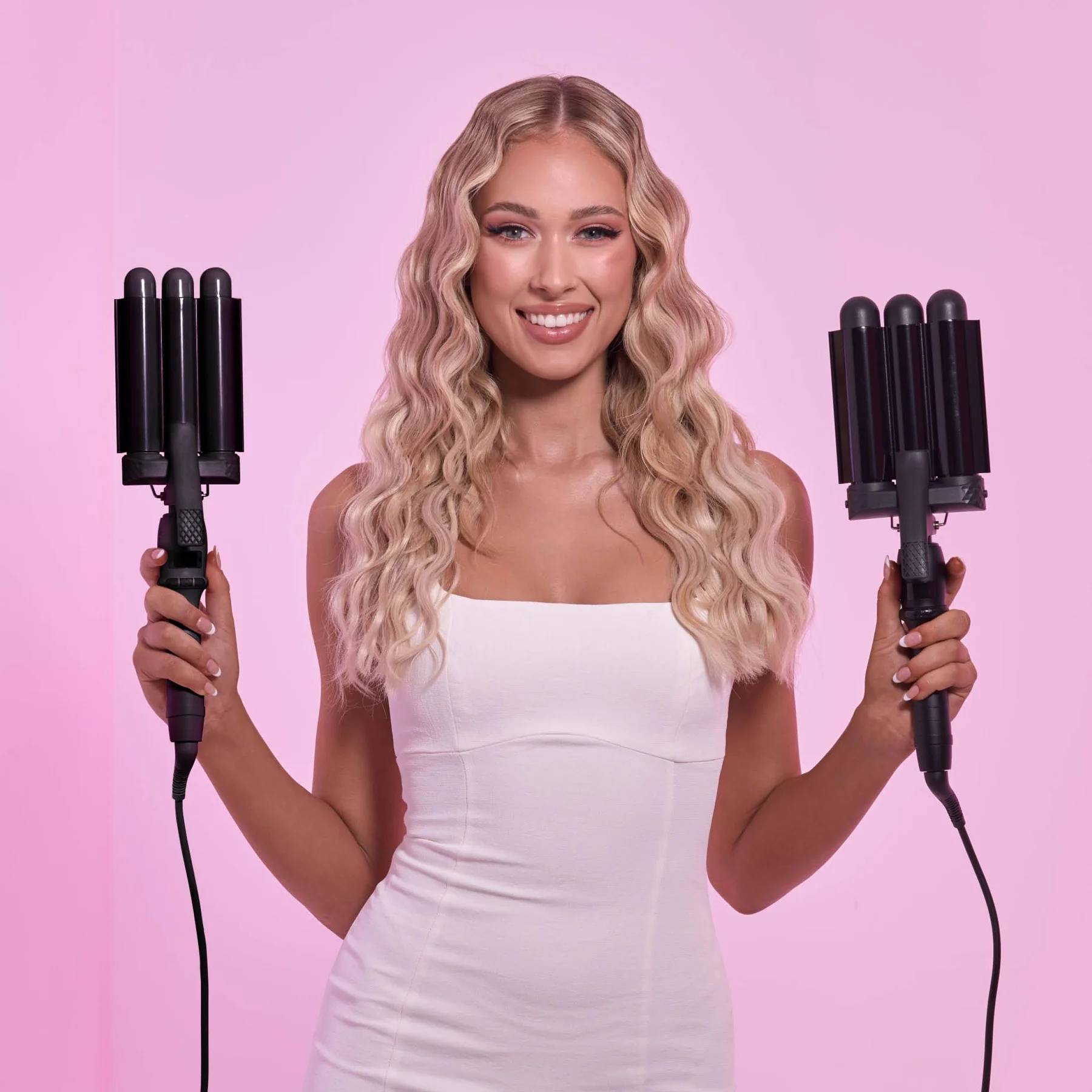 Mermade Hair Pro Mini Hair Waver - 1" Black