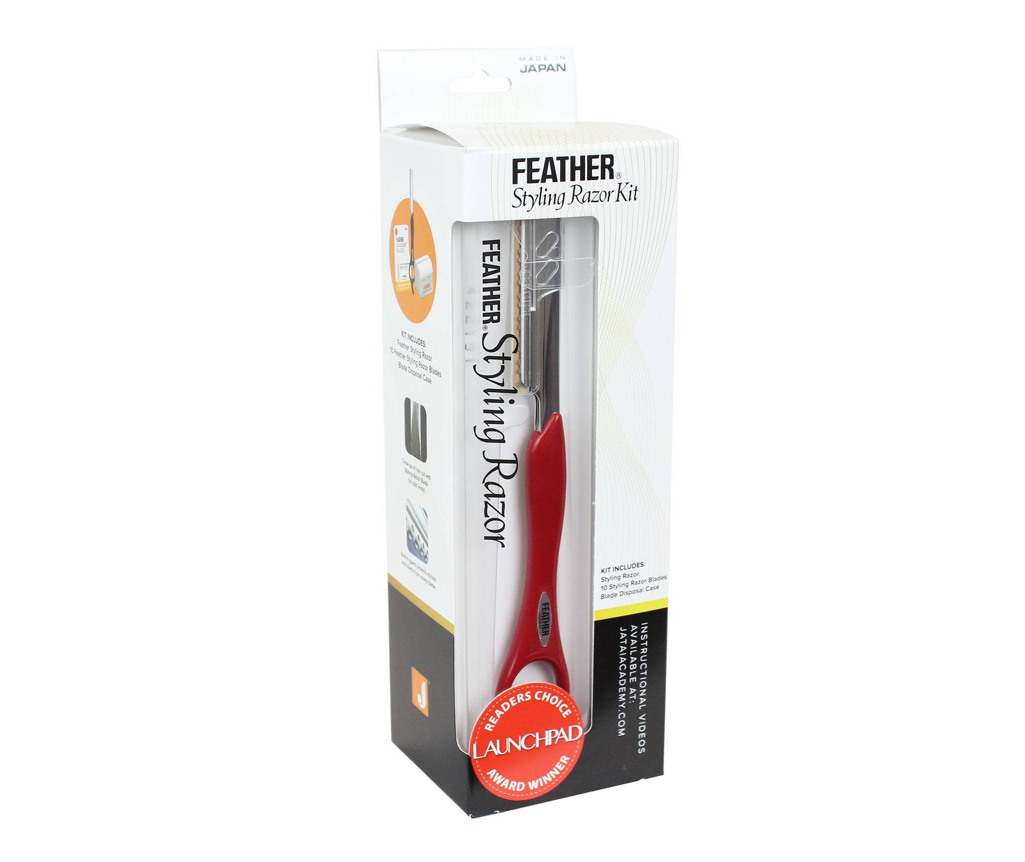 Jatai Feather Texturizing Styling Razor Kit - Red