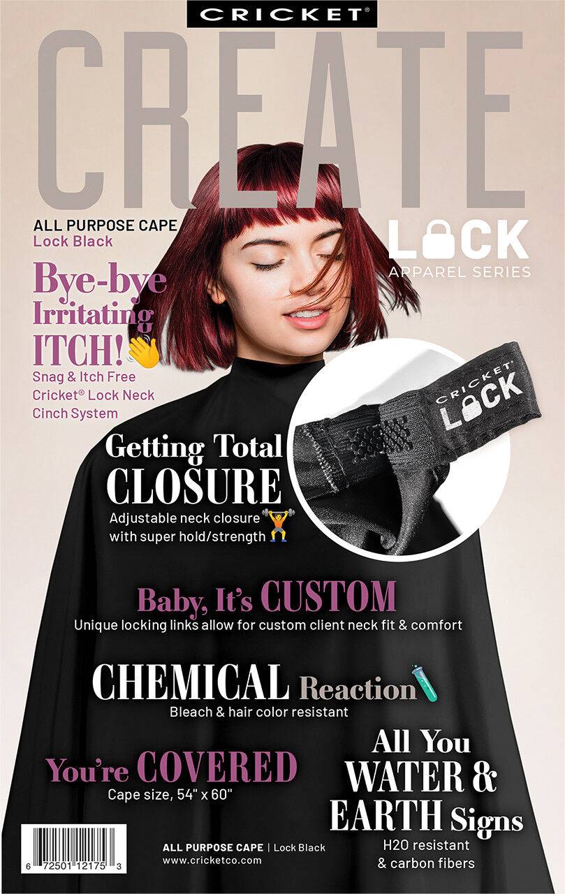 Cricket Lock Series Lock All Purpose Cape - Black