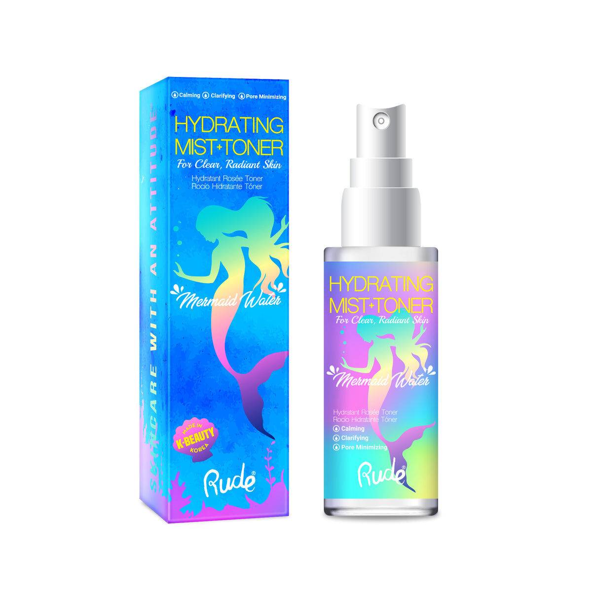 Rude Cosmetics Mermaid Water Hydrating Mist Toner