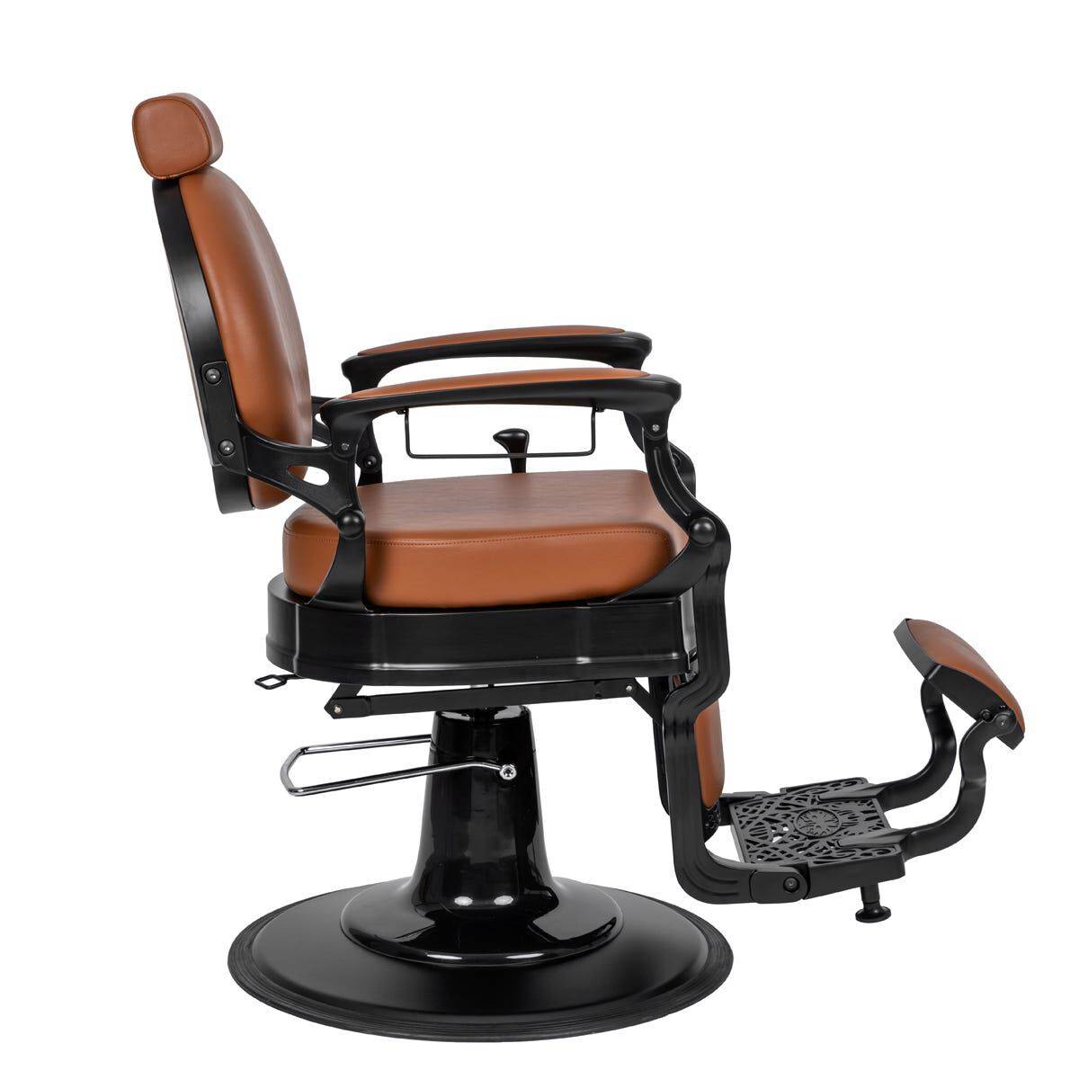 Minerva Beauty Valkyrie Barber Chair in Camel