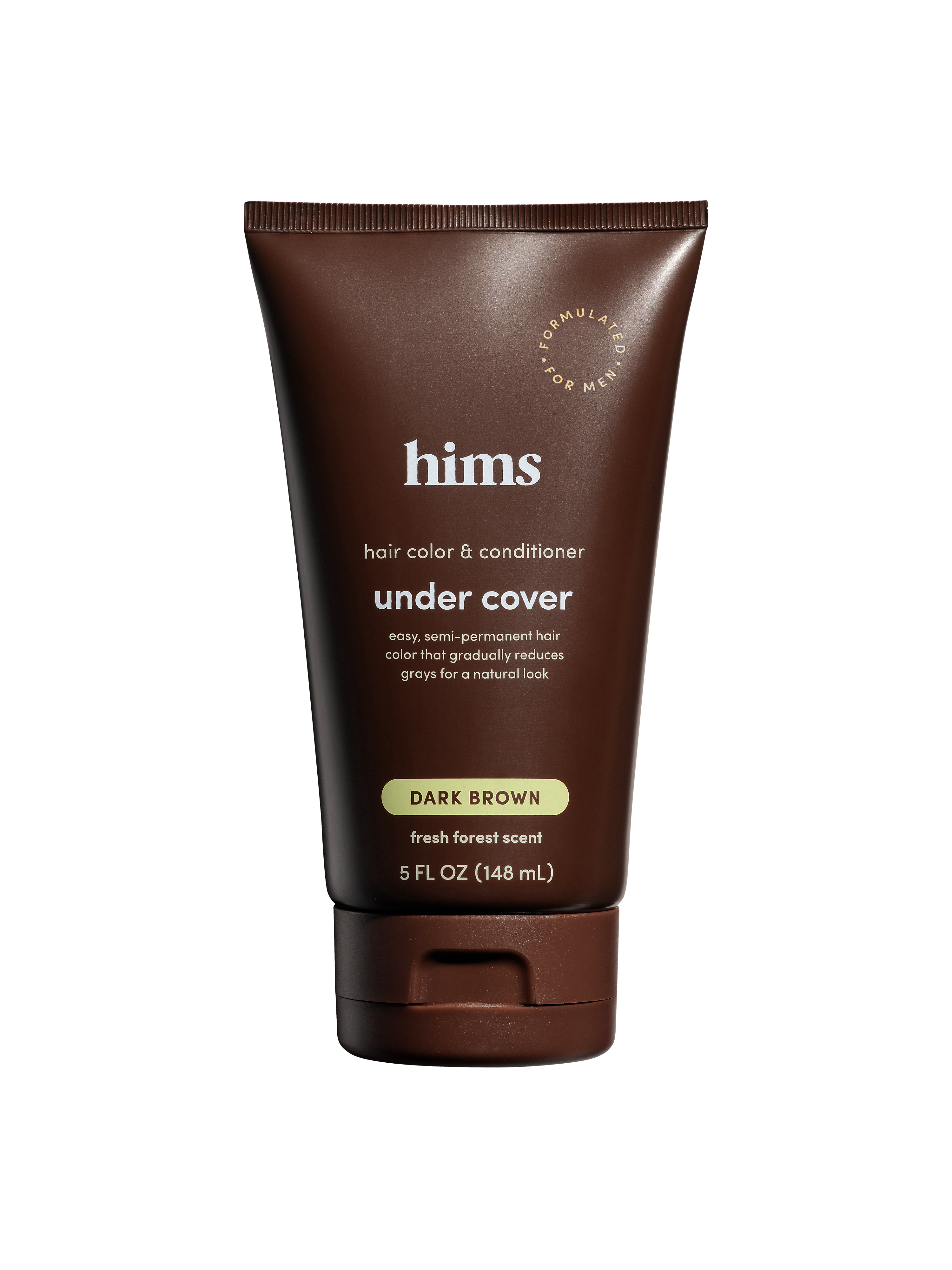 Hims Under Cover 2 in 1 Color Depositing Hair Conditioner - Dark Brown