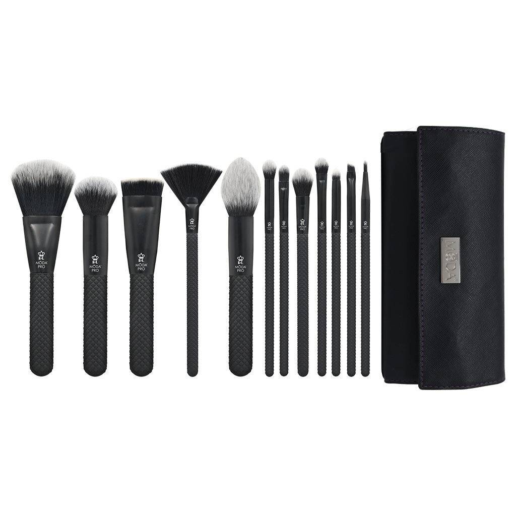 MODA Pro 13pc Full Face Wrap Makeup Brush Kit