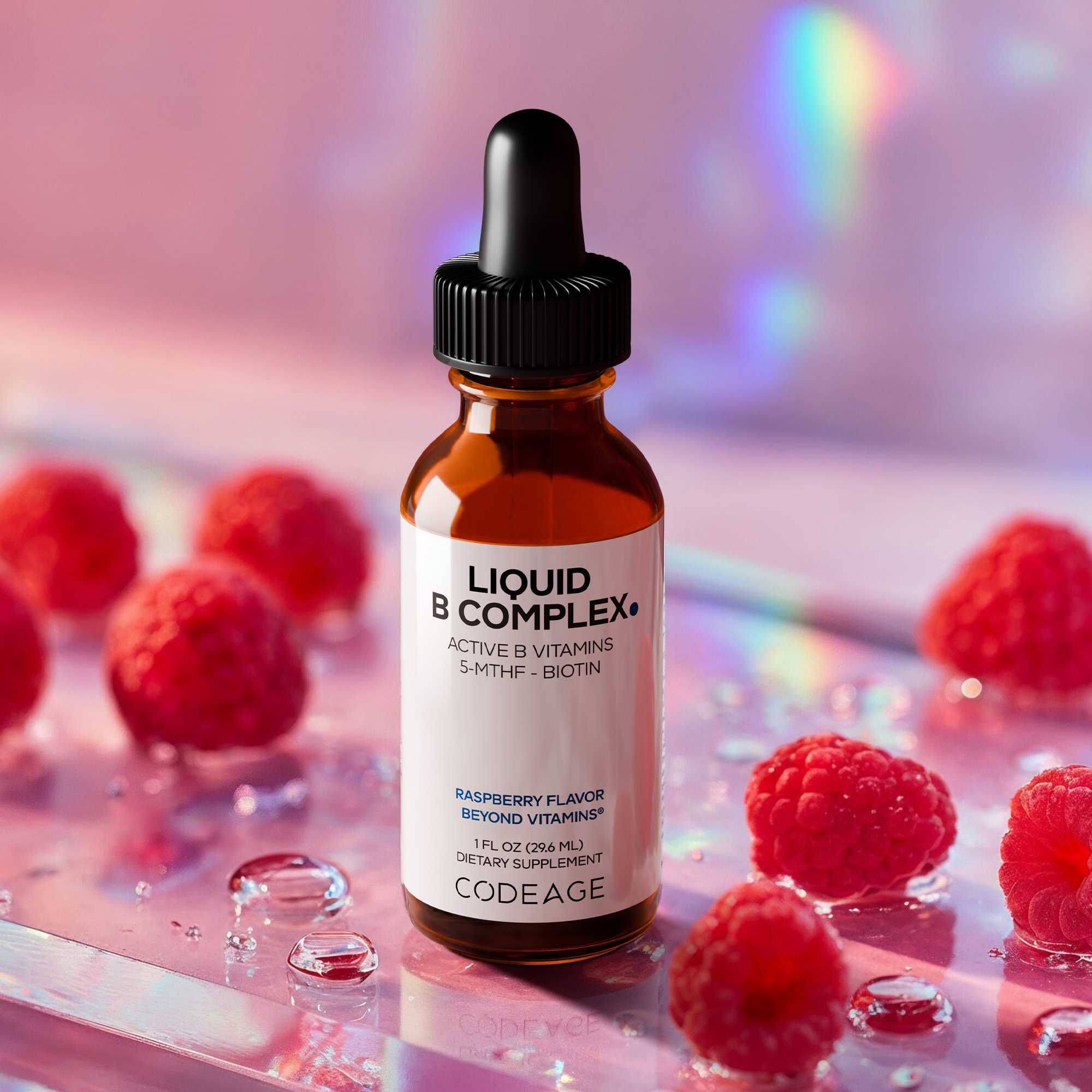 Codeage Liquid B-Complex Supplement with 8 Forms of Vitamin B - Biotin ...