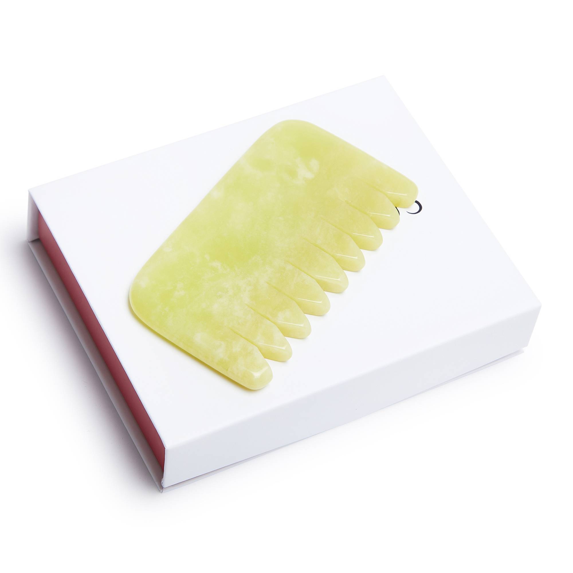 White Lotus Beauty Genuine Crystal Comb Chemical Free Jade
