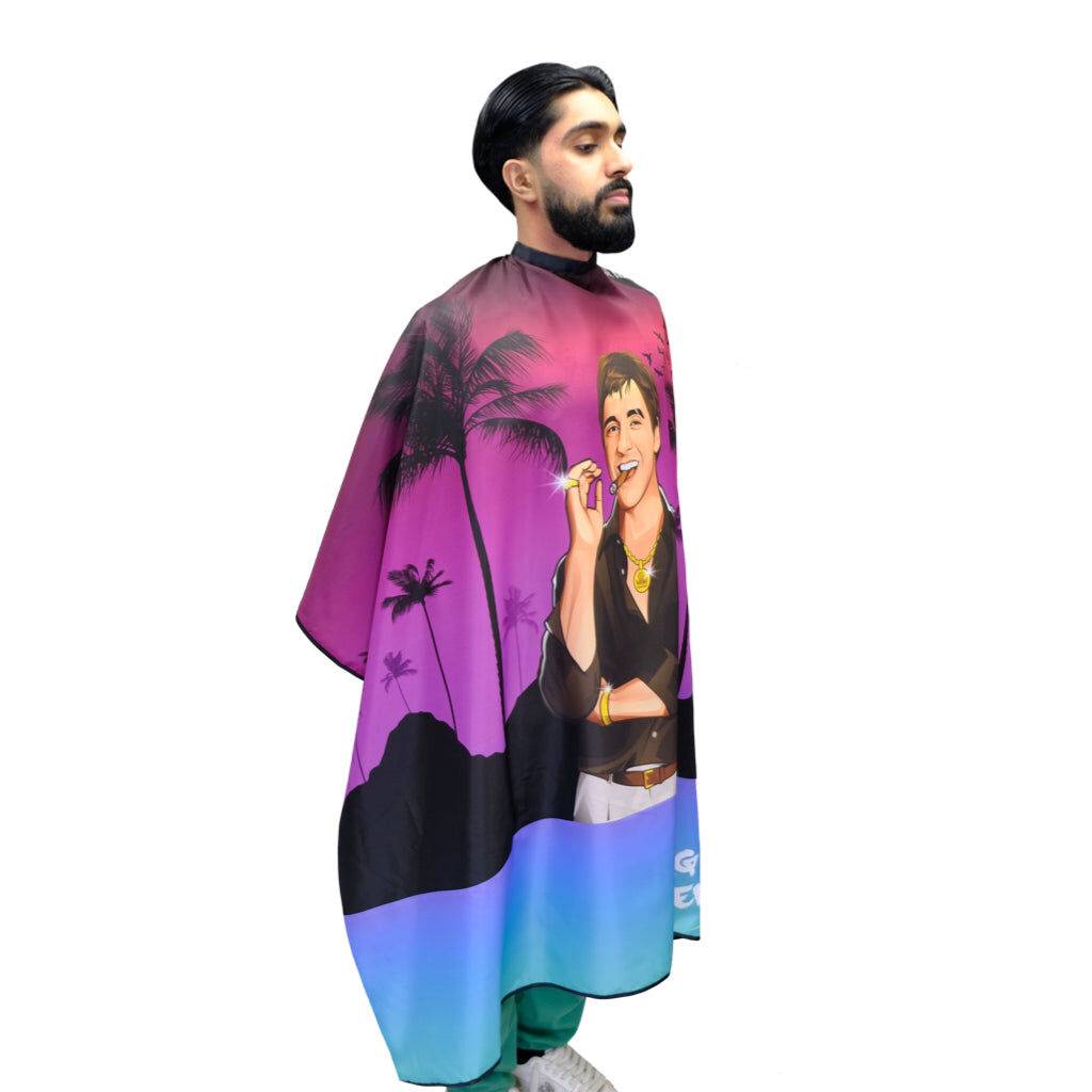 King Midas Empire Midas Montana Scarface Barber Cape