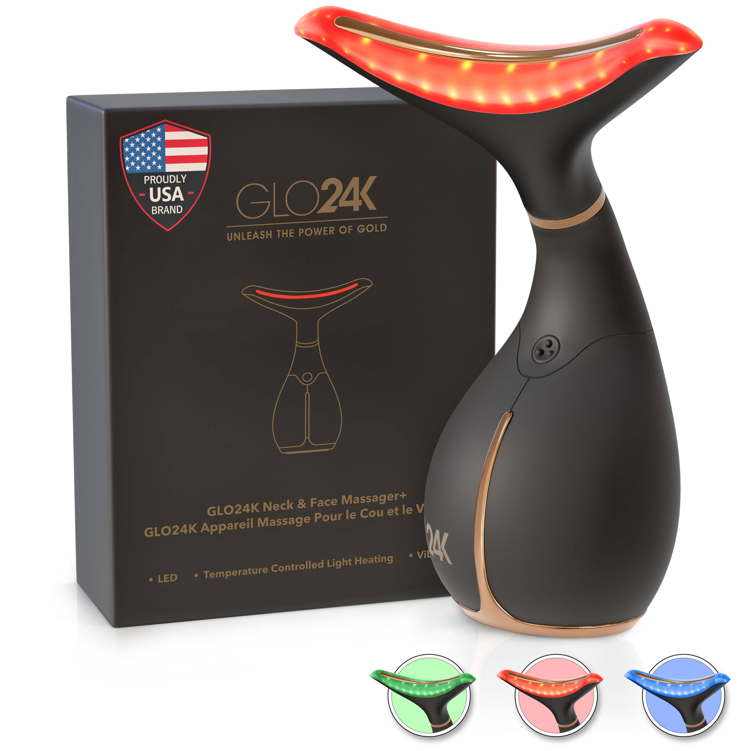 GLO24K Skin Rejuvenation Led Beauty Device - Neck And Face 1 pc