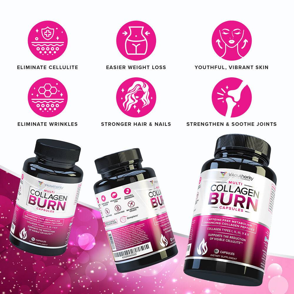 Vitauthority Multi Collagen Burn Capsules (90 count)