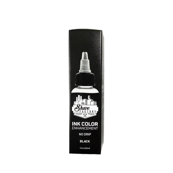 The Shave Factory Ink Color Black - No Drip - 2 oz