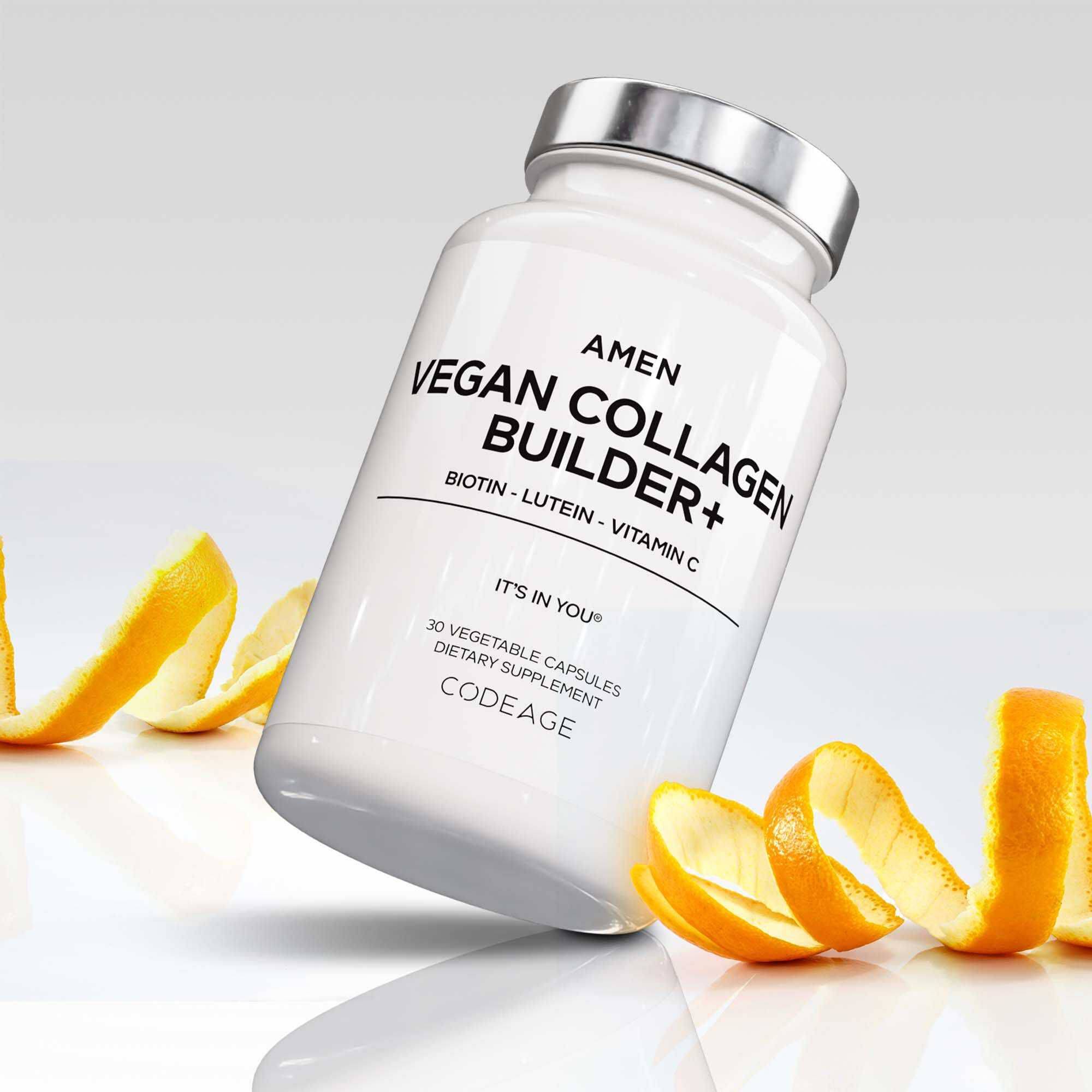 Codeage Amen Plant-Based Vegan Collagen Builder Supplement Organic ...