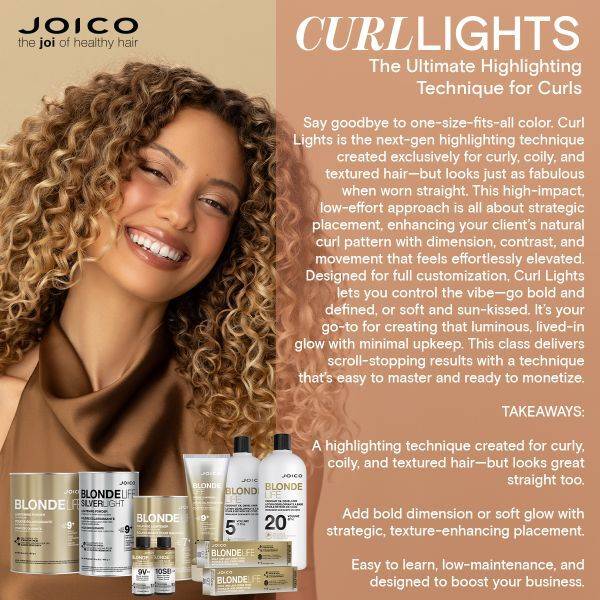 Joico CURL LIGHTS: The Ultimate Highlighting Technique for Curls