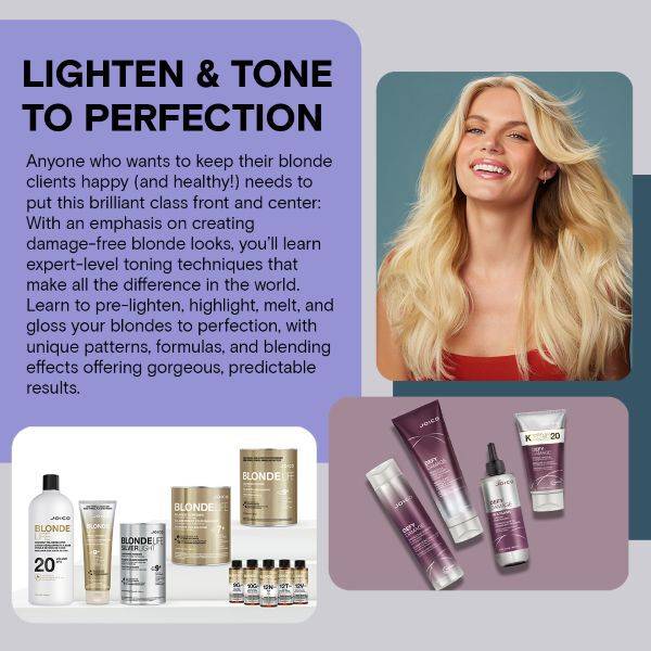 Joico Brilliant Blonde: Lighten & Tone to Perfection