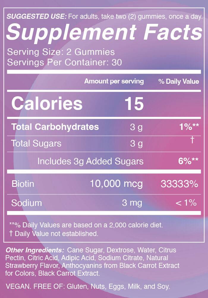 IGK Extra Extra Biotin Vitamin Gummies