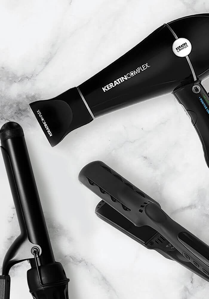 keratin complex flat iron