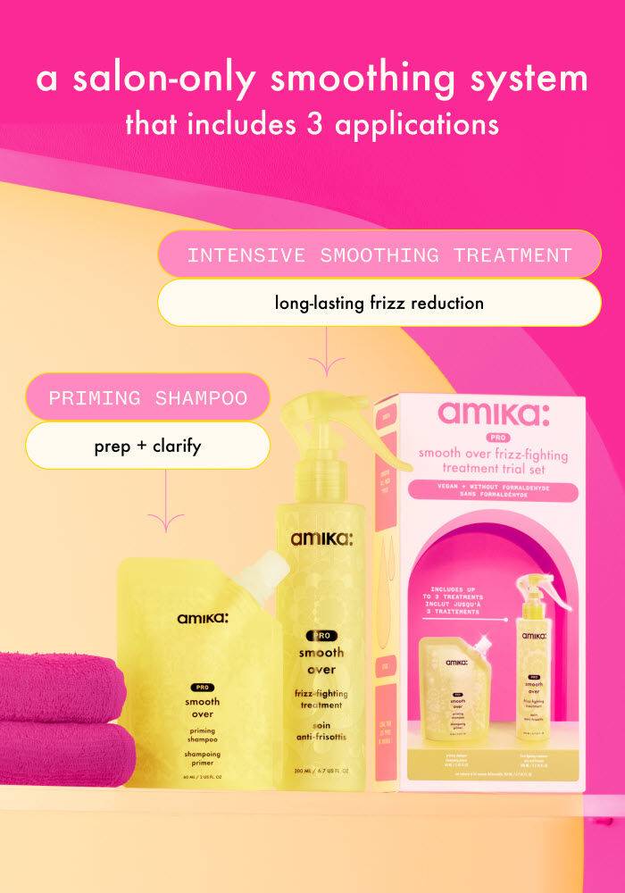 amika Pro Smooth Over Frizz-Fighting Treatment Trial Set