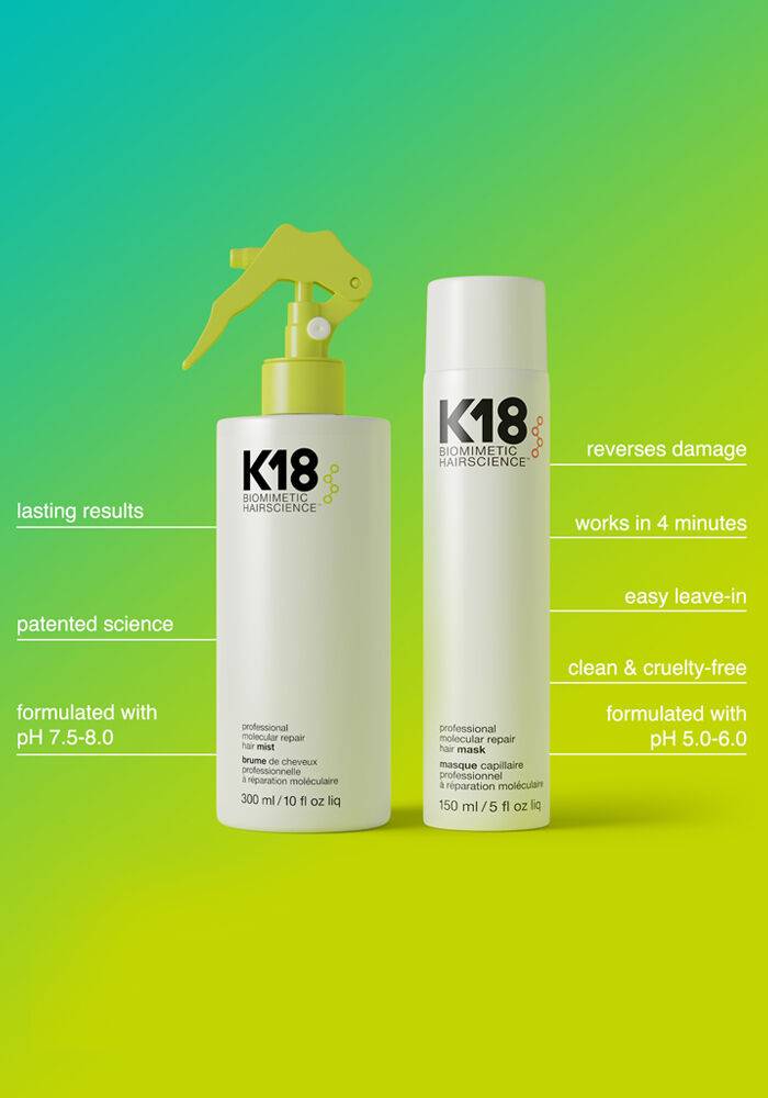 K18 Biomimetic Hairscience K18REPAIR™ Service Kit