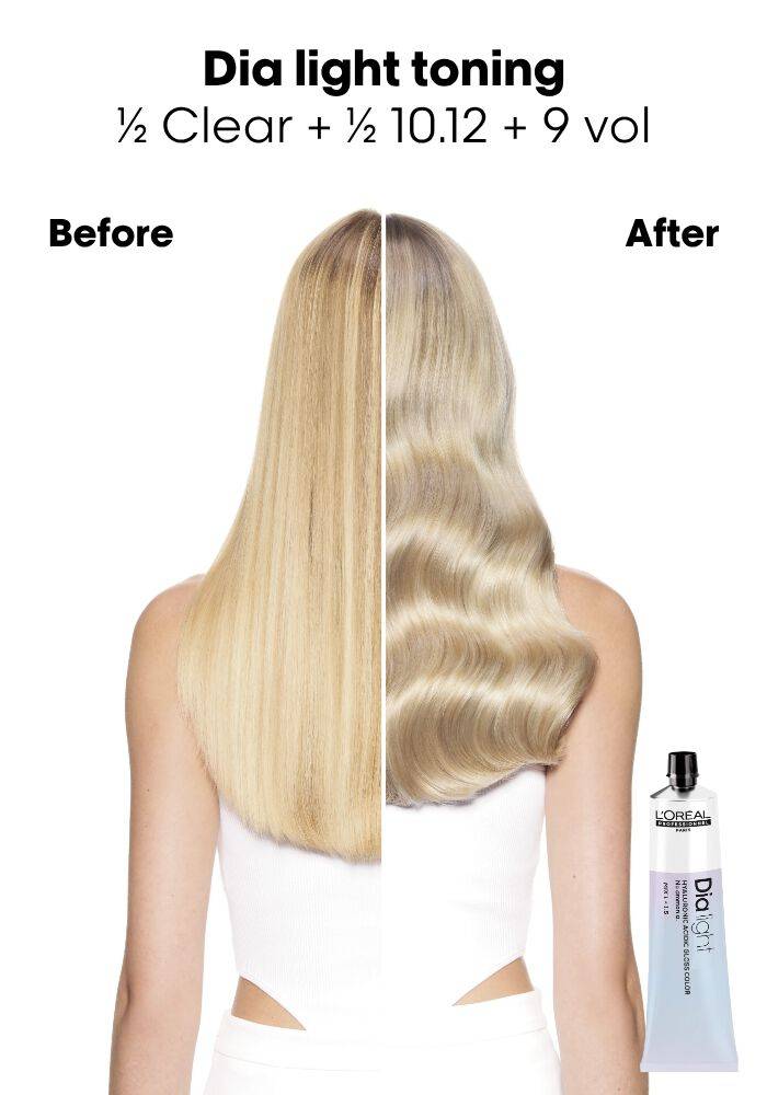 L'Oréal Professionnel NEW! Dia light: Acidic Crème Demi-Permanent with ...