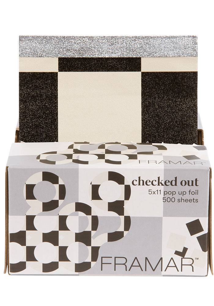 Framar 5"x11" Checked Out Pop Up Foil - 500 ct.
