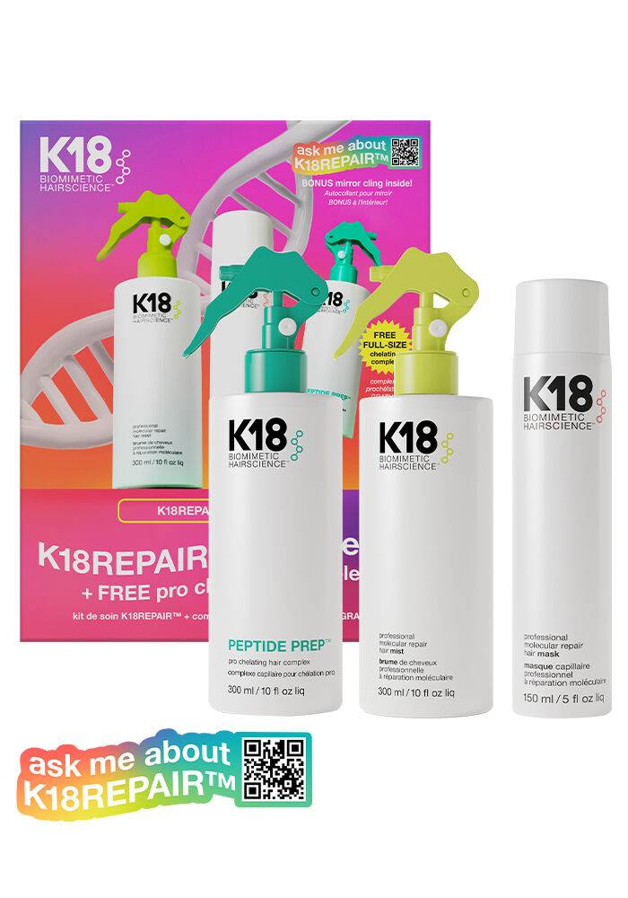 K18 Biomimetic Hairscience K18REPAIR™ Service Kit