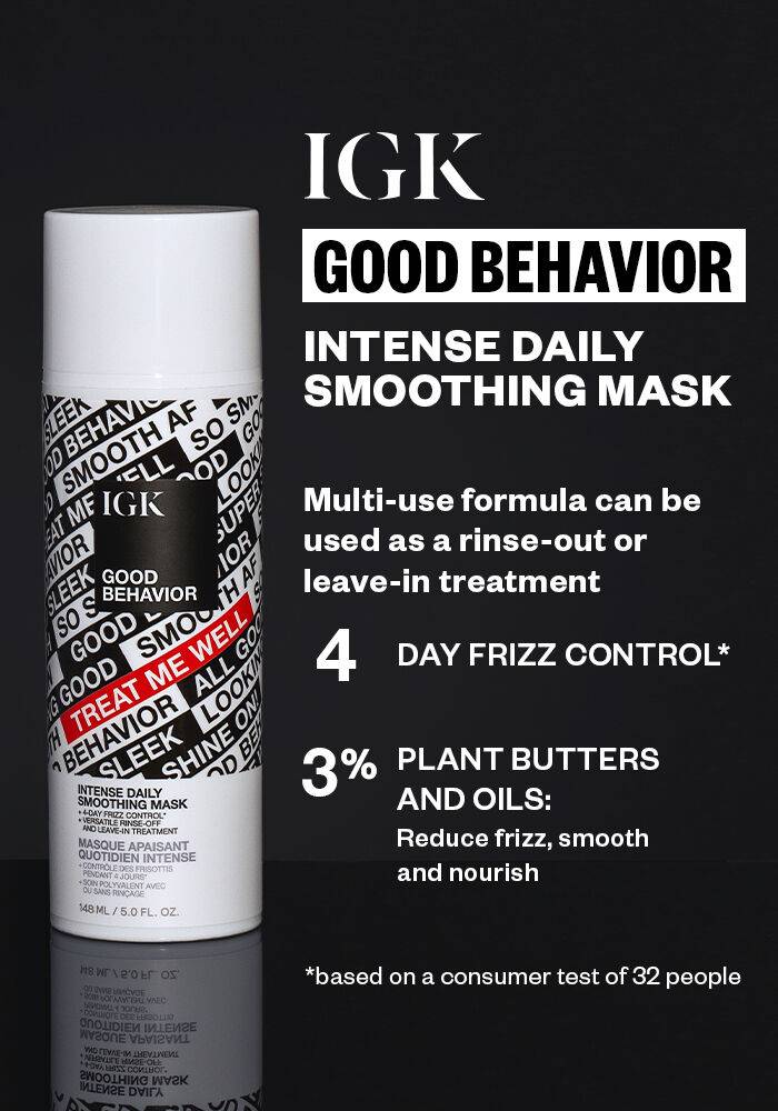 IGK Good Behavior Intense Daily Smoothing Mask