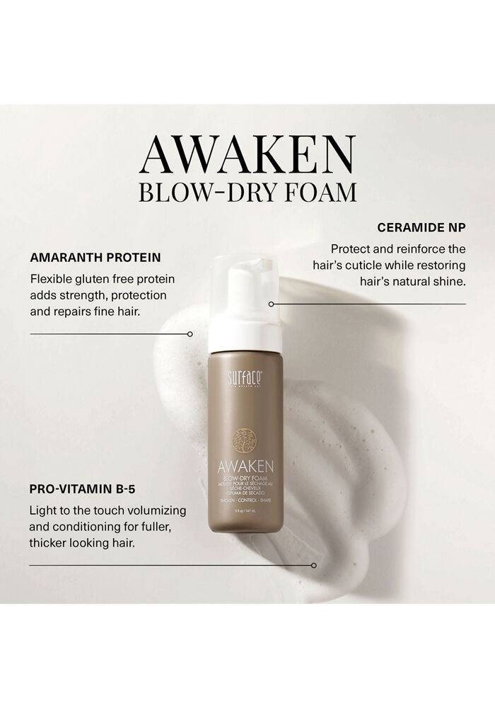 Surface Awaken Blow-Dry Foam