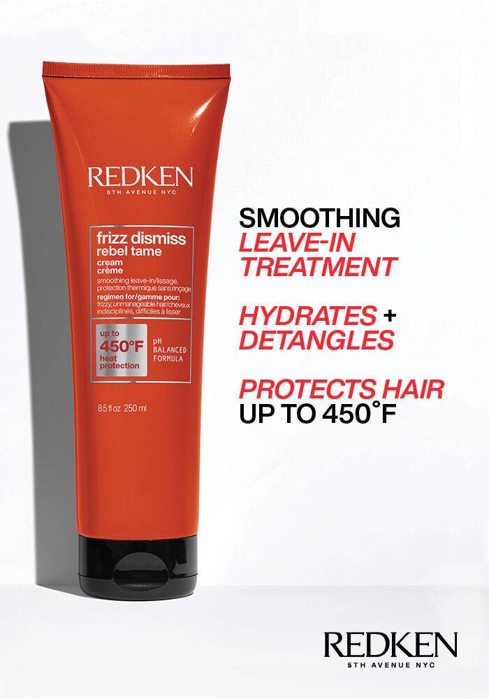 Redken Frizz Dismiss Rebel Tame Heat Protecting Cream for Frizzy Hair