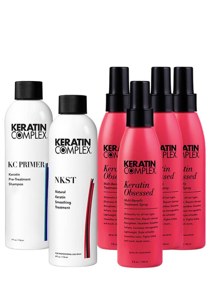Keratin Complex NKST: Natural Keratin Smoothing Treatment System Kit