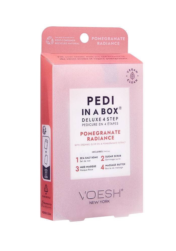 Voesh Pedi in a Box Deluxe 4 Step Pomegranate Radiance