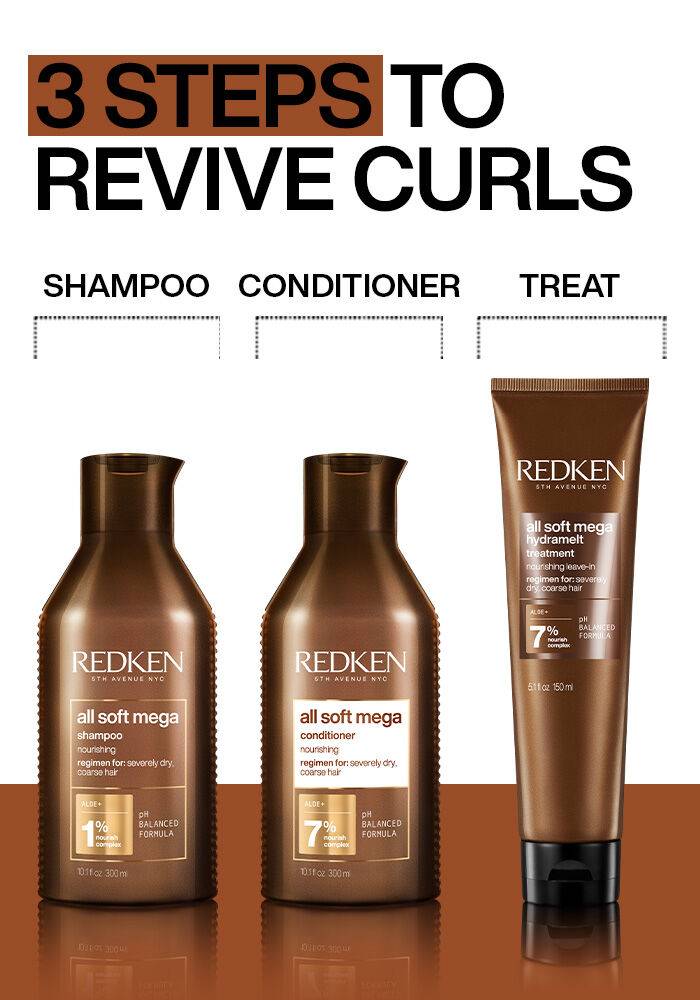 Redken All Soft Mega Curls Hydramelt Leave In Conditioner for Curly Hair