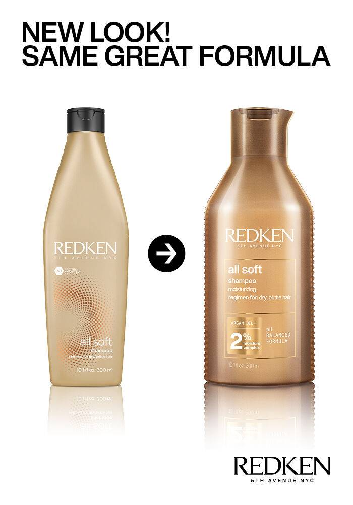 Redken All Soft™ Shampoo with Argan Oil for Dry Hair