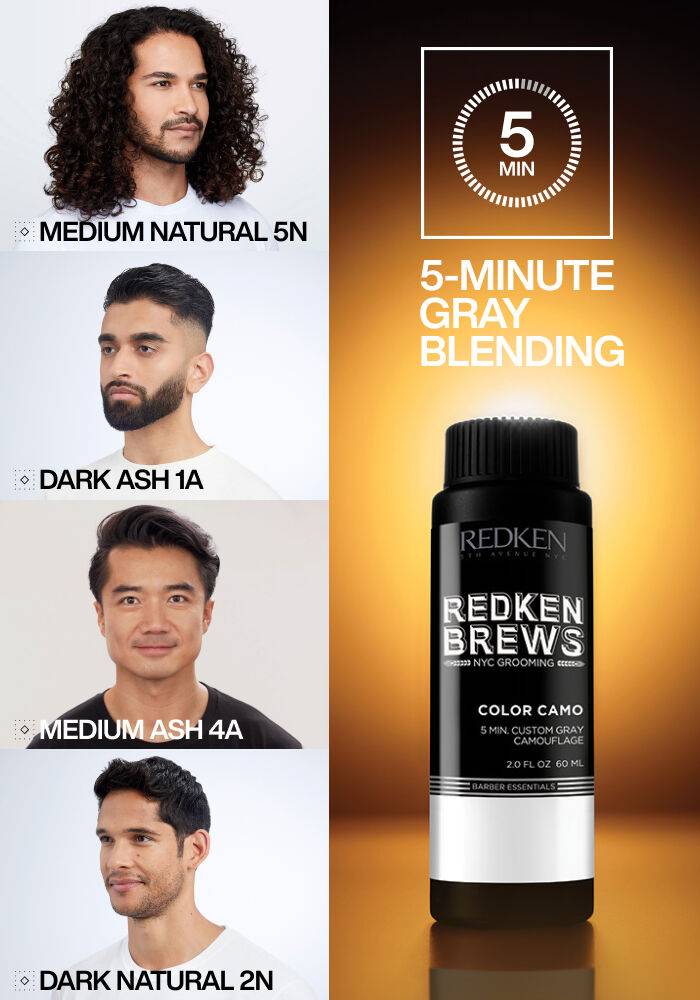 Redken Brews Color Camo 5 Minute Custom Gray Camouflage