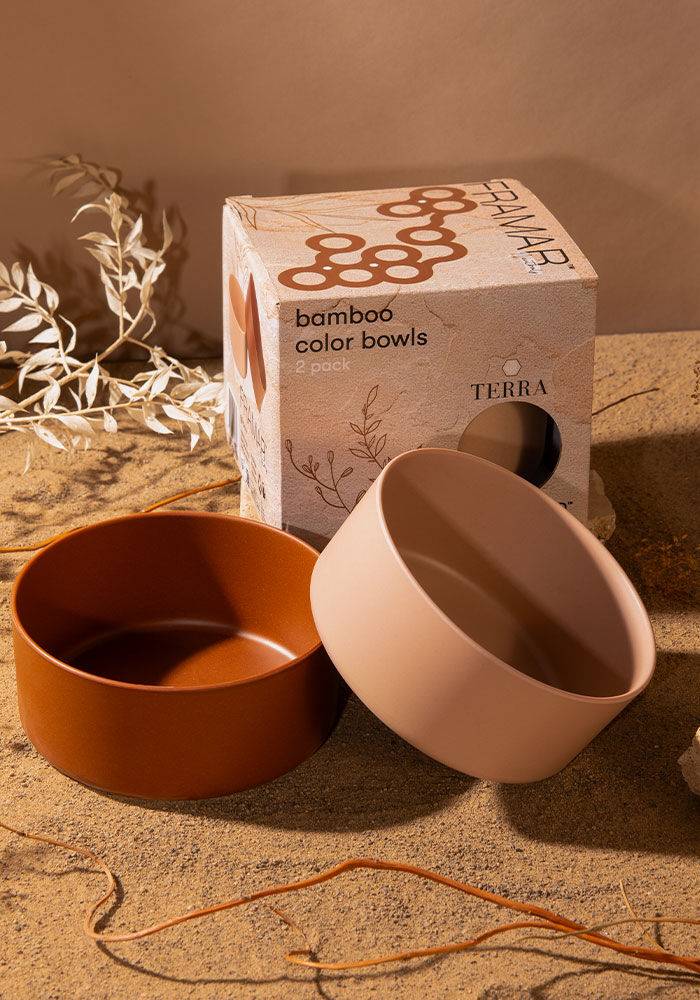 Framar Terra Bamboo Color Bowls