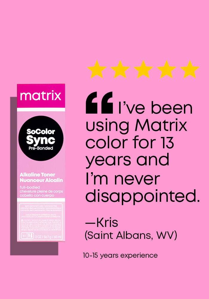 Matrix SoColor Sync Pre-Bonded Alkaline Toner
