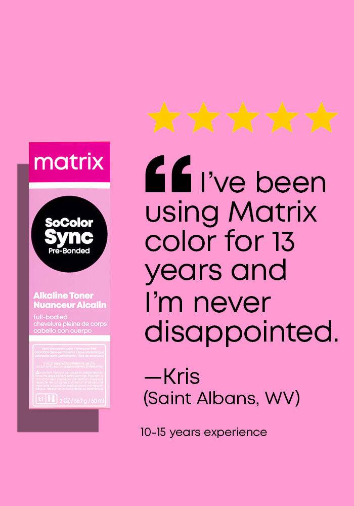 Matrix SoColor Sync Pre-Bonded Alkaline Toner