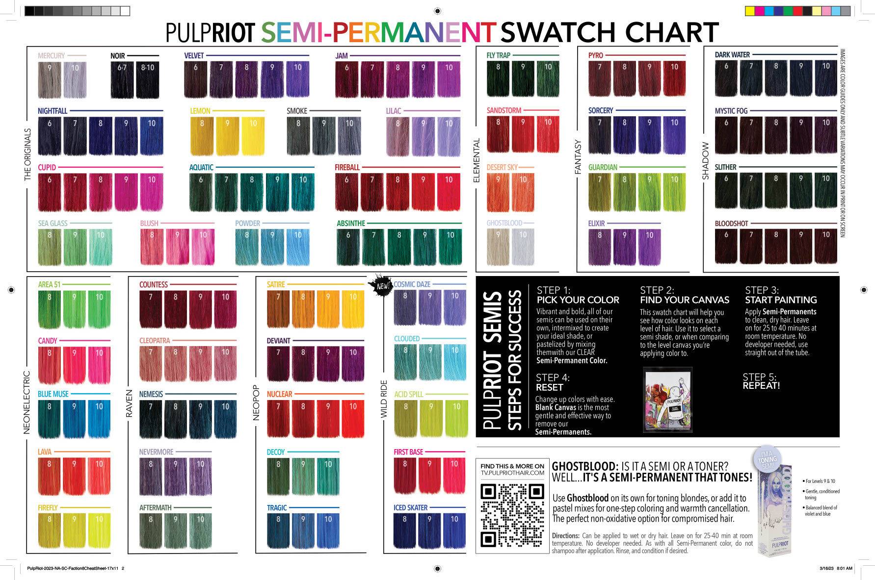 Pulp Riot Semi-Permanent Haircolor 4 oz.