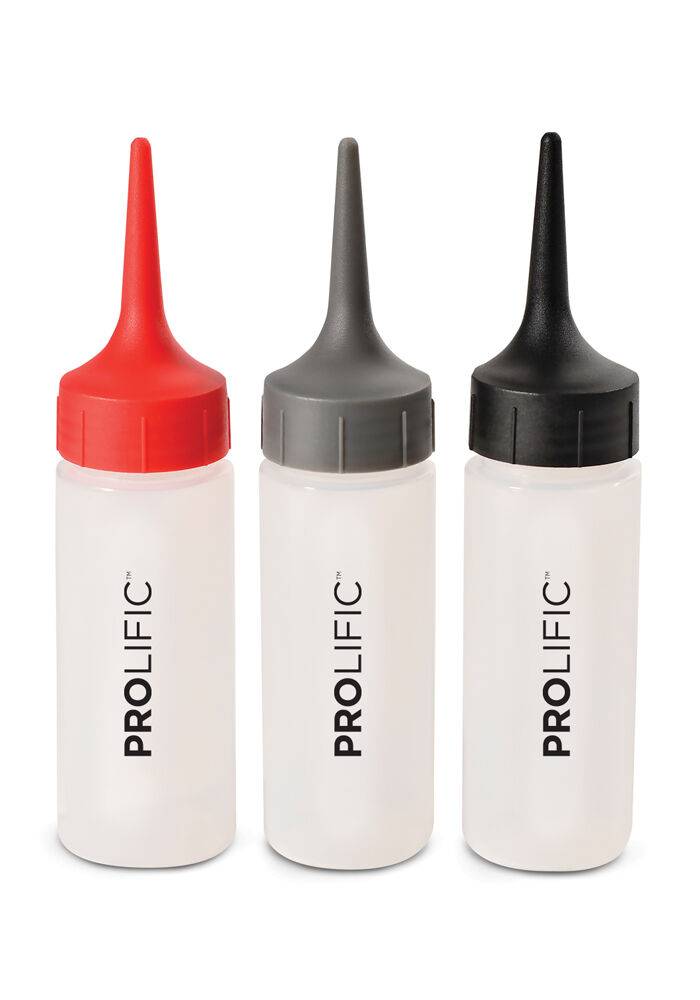 Prolific Mini Applicator Bottles - 3 Pack