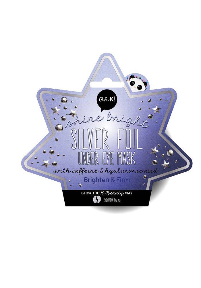 Oh K! Shine Bright Silver Foil Under Eye Mask