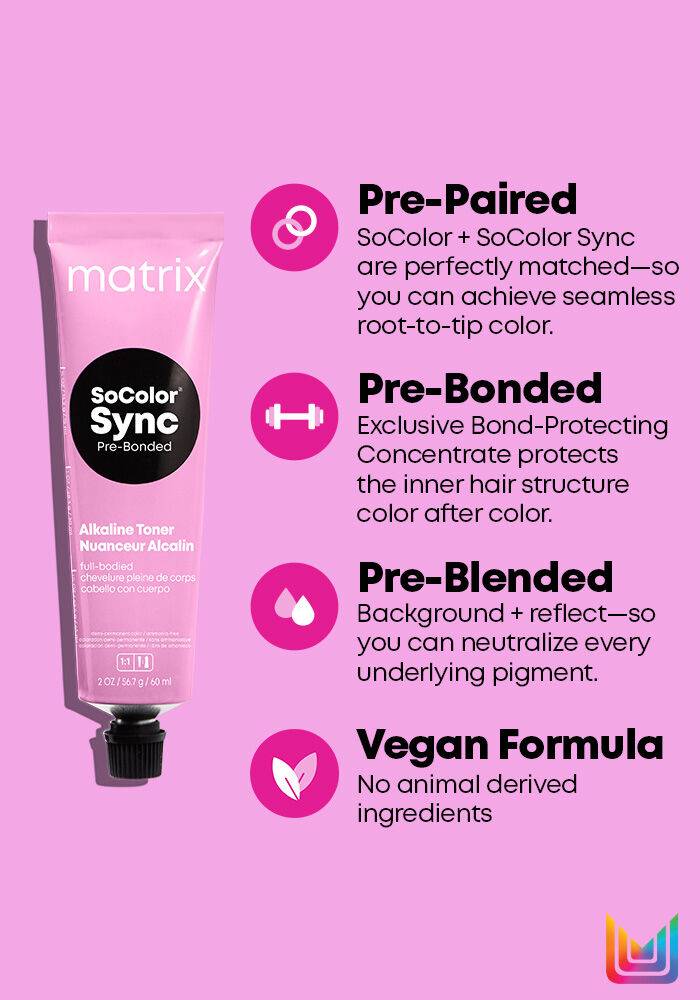 Matrix SoColor Sync Pre-Bonded Alkaline Toner