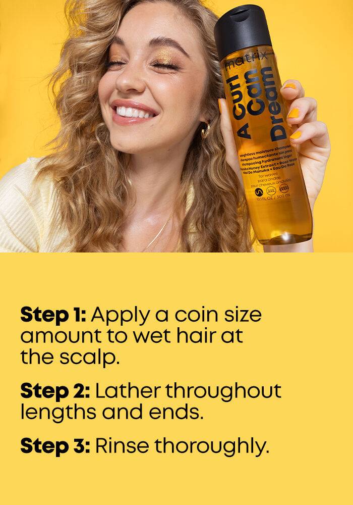 Matrix A Curl Can Dream Weightless Shampoo for Waves