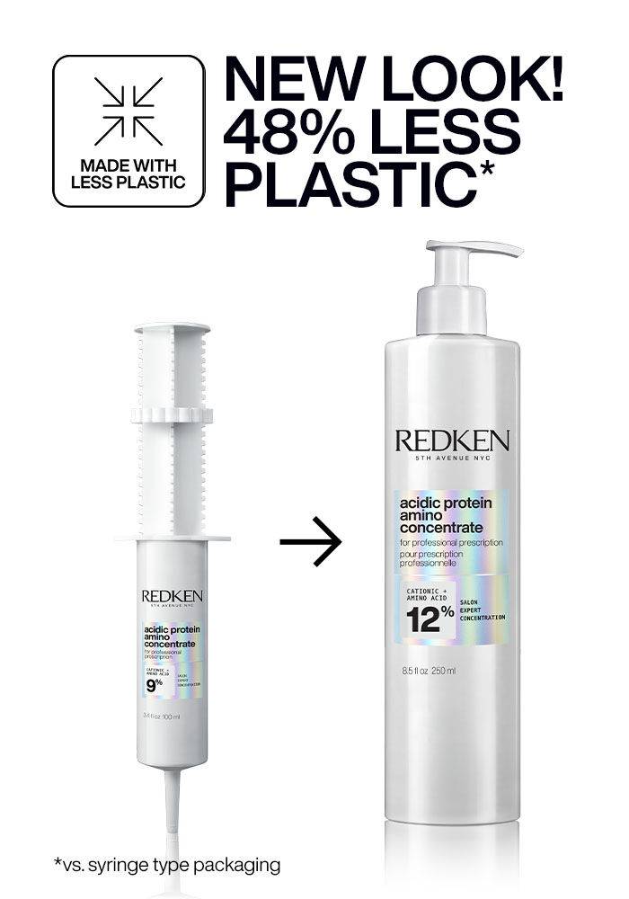 Redken Acidic Protein Amino Concentrate- Salon Exclusive Customizable ...